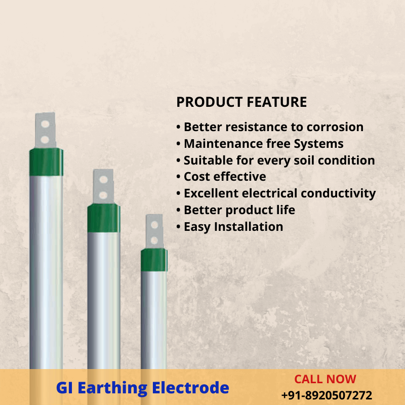 Chemical GI Earthing Electrode – Renown Power System Pvt. Ltd.